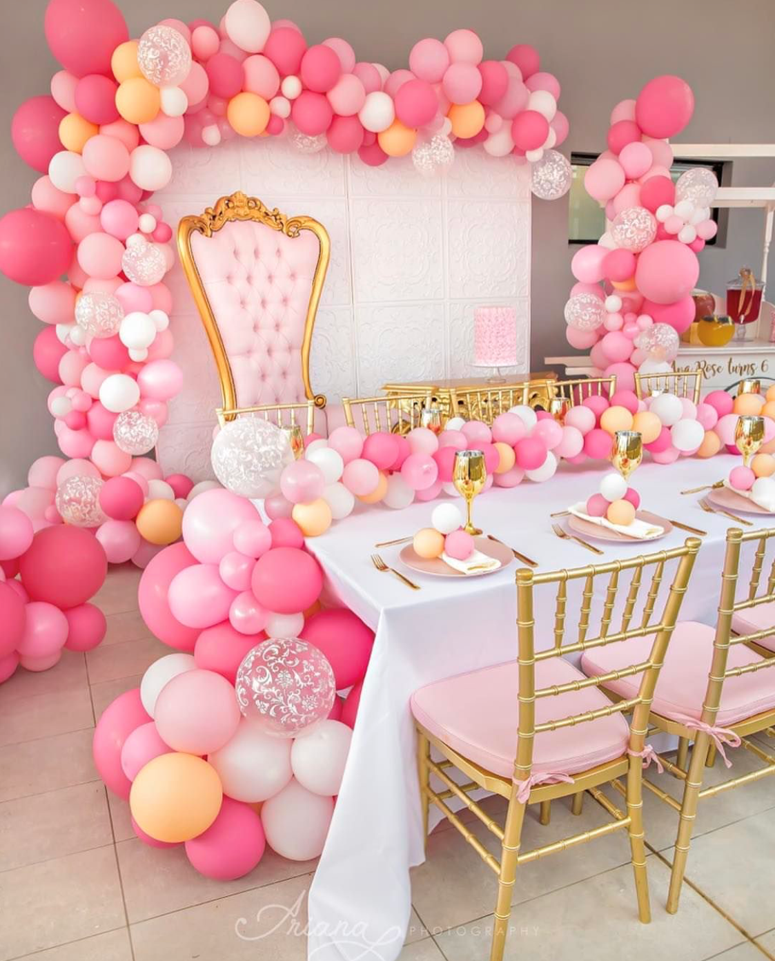 Half Arch - Bubble Moo Balloons